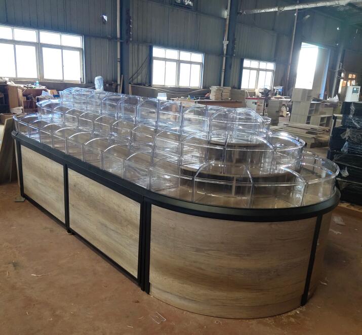 MG-002 Bulk food display round shelf - Buy supermarket rack Product on ENCO